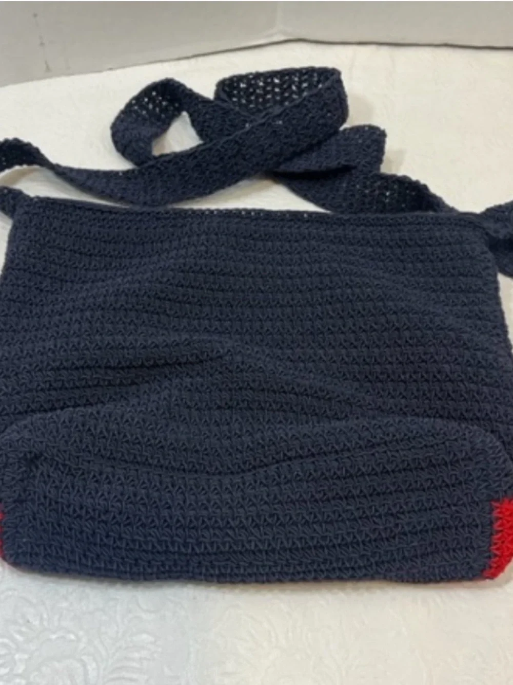 Bags | Usa American Flag Crocheted Shoulder Shoulder Bag Crossbody 1x8 ...